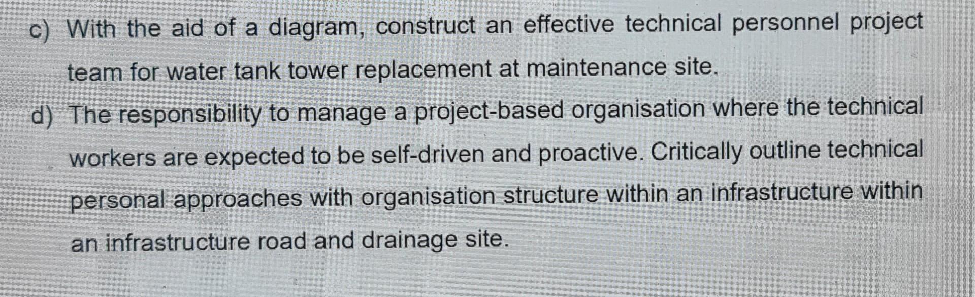 Solved c) With the aid of a diagram, construct an effective | Chegg.com