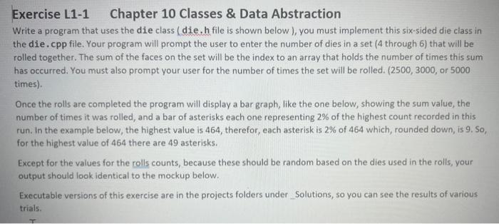 Solved Exercise L1 1 Chapter 10 Classes And Data Abstraction 