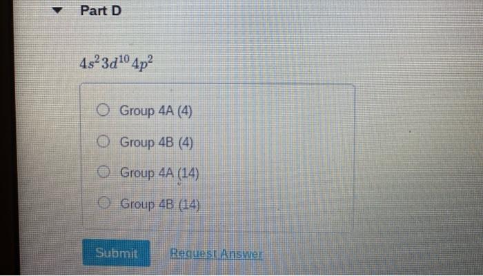 Solved Identify the group number using A/B ans 1 to 18 | Chegg.com