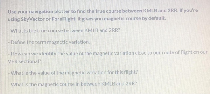 Use your navigation plotter to find the true course | Chegg.com