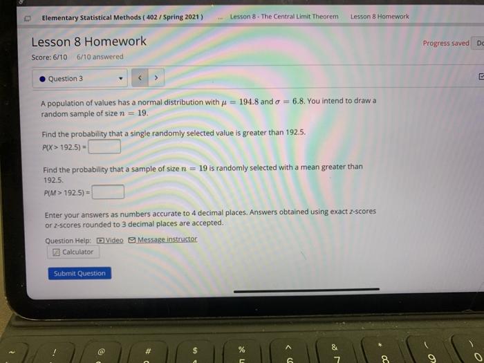 Solved Elementary Statistical Methods ( 402 / Spring 2021) | Chegg.com