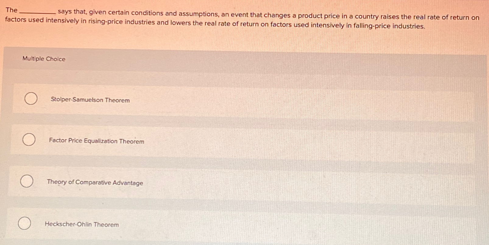 Solved The says that, given certain conditions and | Chegg.com