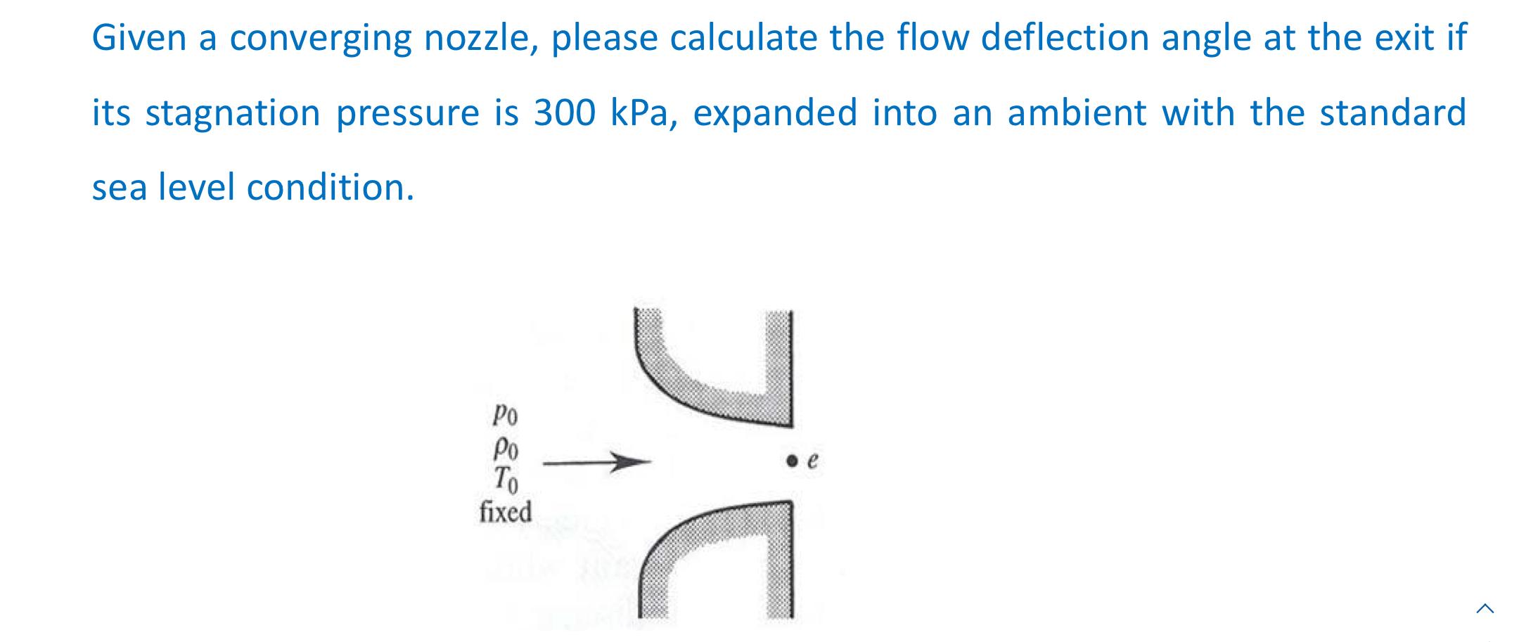 Solved Given a converging nozzle, please calculate the flow | Chegg.com