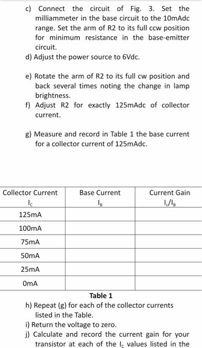 Solved 3.a) Examine the transistor lamp control circuit | Chegg.com