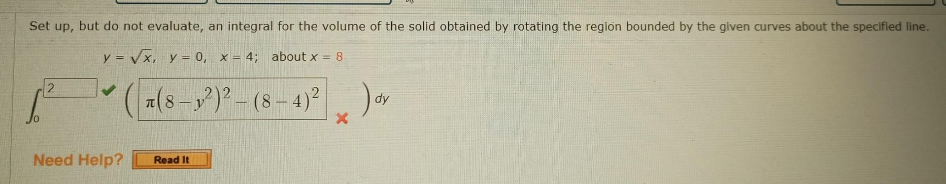 Solved Set Up But Do Not Evaluate An Integral For The