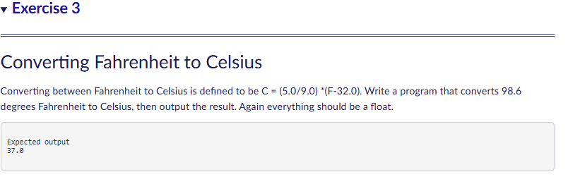 Solved Converting Fahrenheit to Celsius Converting between | Chegg.com