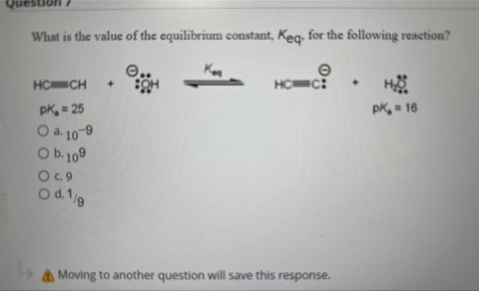 Solved What is the value of the equilibrium constant, Keq. , | Chegg.com