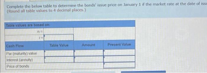 Solved Problem 14-8AA (Algo) Computing bond price and | Chegg.com