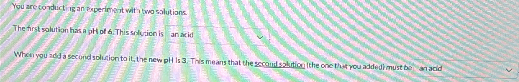 You are conducting an experiment with two | Chegg.com