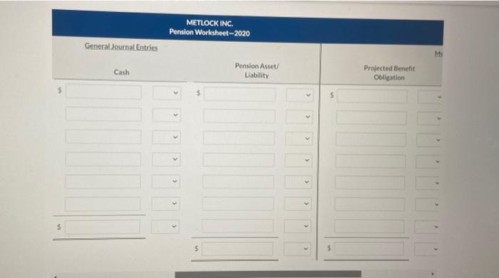 Solved The following facts apply to the pension plan of | Chegg.com