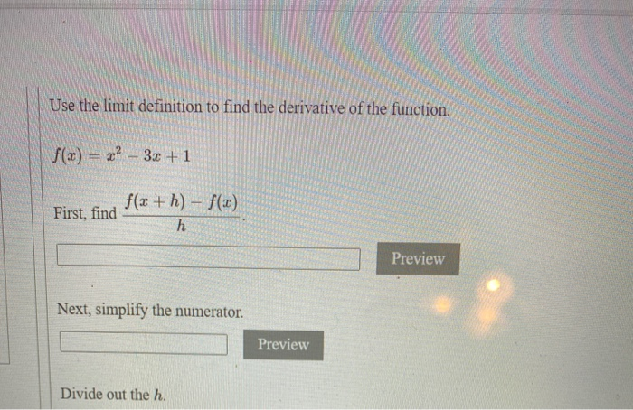 Solved Let f(x) = 2.2c2 - 2.12. Find the equation of the | Chegg.com