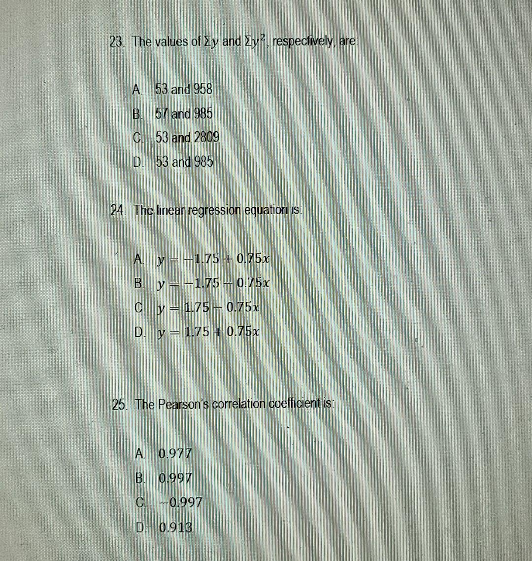 Solved Questions 16 - 17 refer to the problem below. A | Chegg.com