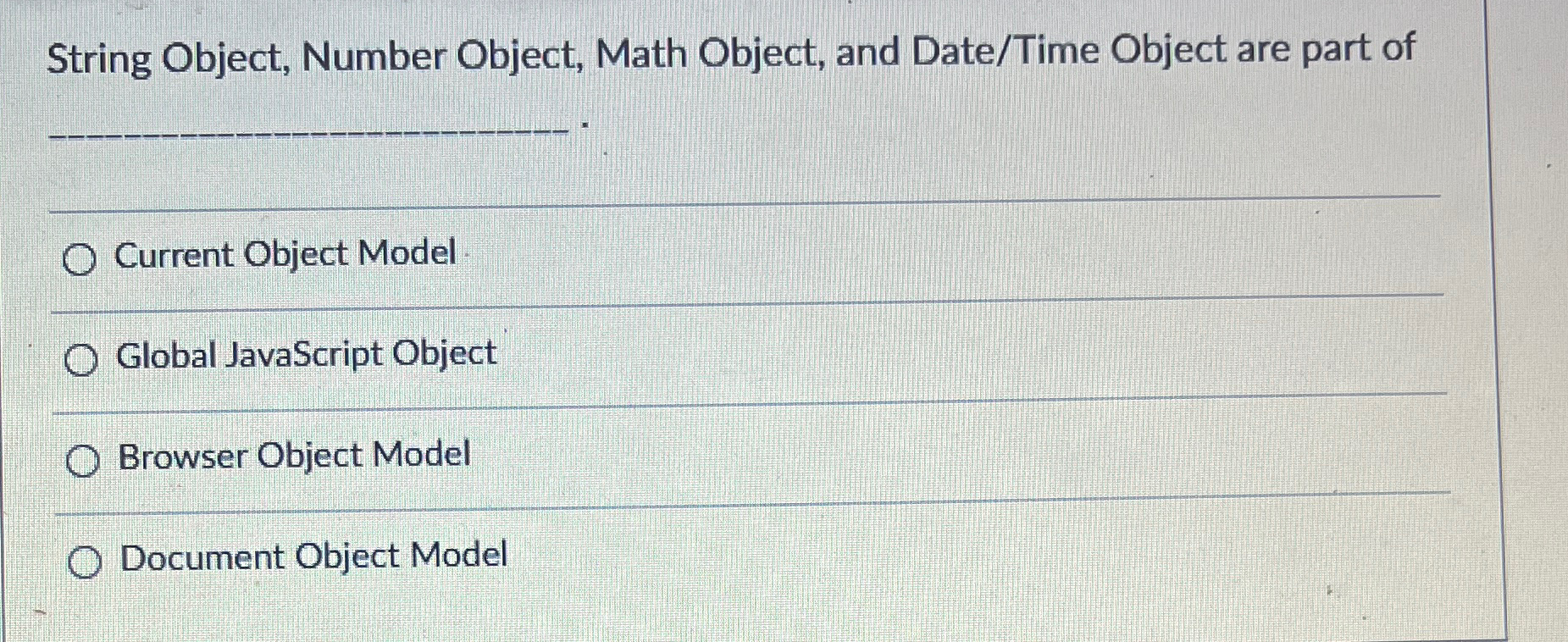 Solved String Object Number Object Math Object And 5647