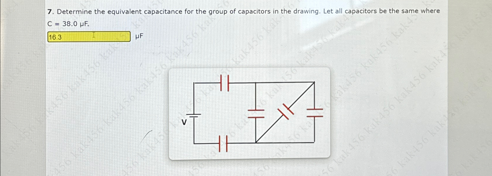 Solved Determine the equivalent capacitance for the group of | Chegg.com