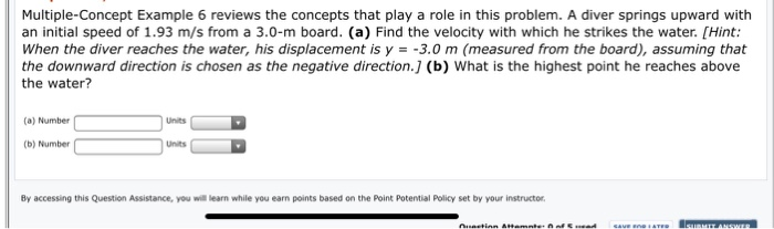 Solved Multiple-Concept Example 6 reviews the concepts that | Chegg.com