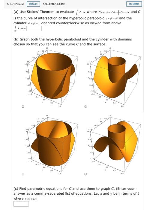 Solved DETAILS MY NOTES 4.1-11 Points SCALCETS 16.8.012 (a) | Chegg.com Solved DETAILS MY NOTES 4.1-11 Points SCALCETS 16.8.012 (a) | Chegg.com