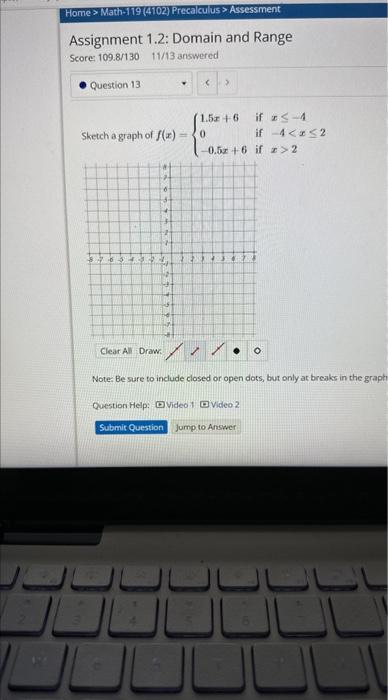 Solved retch a graph of f(x)=⎩⎨⎧−32x−11 if x≤−1 if −1 | Chegg.com