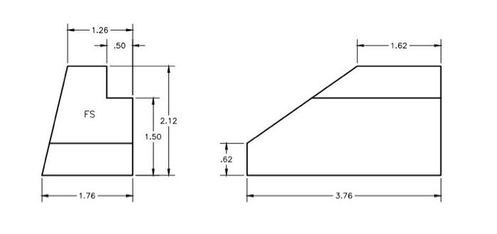 Solved Draw front, right-side and complete auxiliary showing | Chegg.com