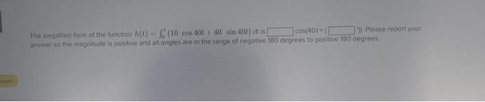 Solved The simpilied form of the function | Chegg.com