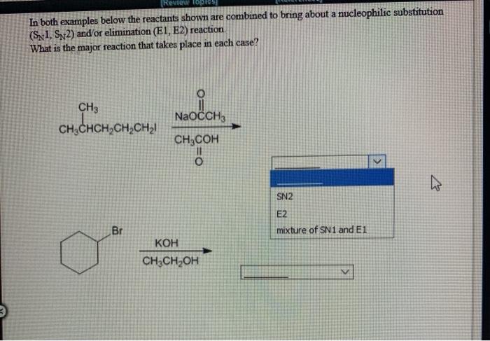 Solved [Review Topic In both examples below the reactants | Chegg.com