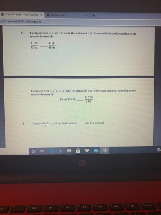 Solved * Mort Word - FDP Challenge X Cour home | Chegg.com