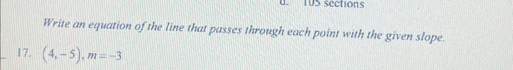 Solved Write an equation of the line that passes through | Chegg.com