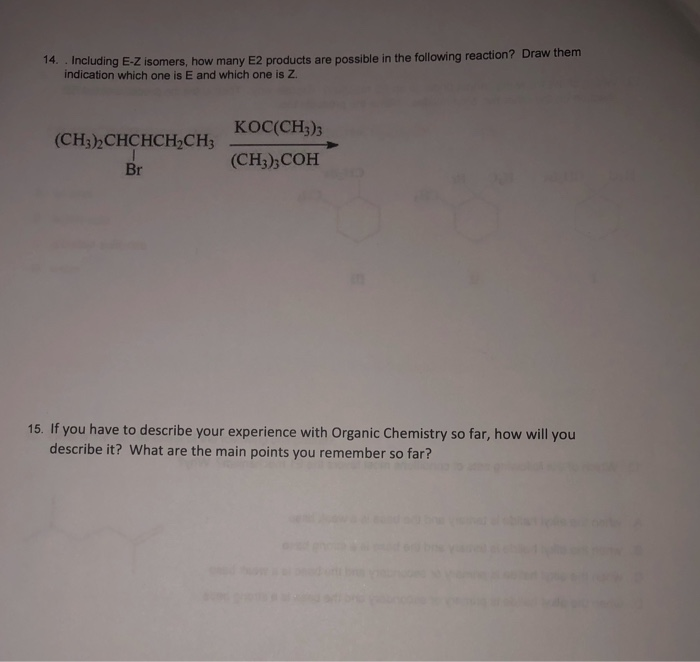 Solved 12. Which of the following cannot undergo an E2 | Chegg.com