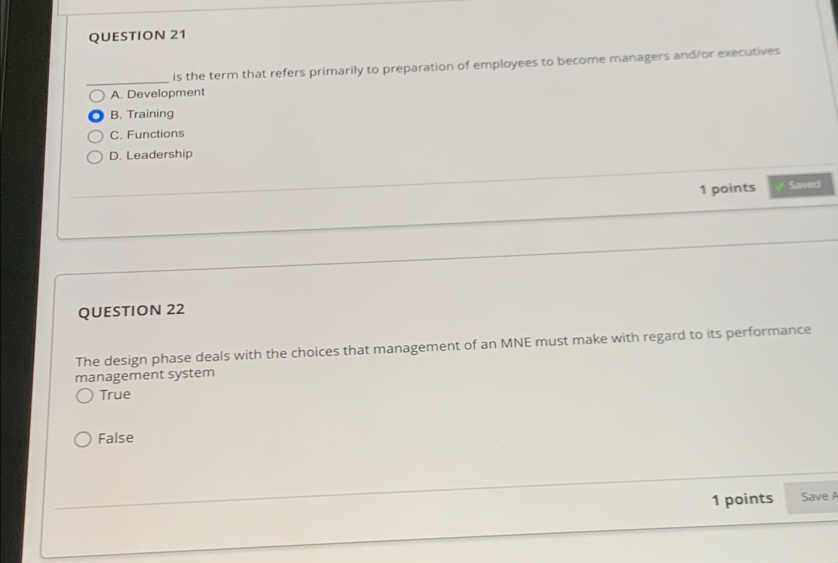 Solved QUESTION 21q, ﻿is the term that refers primarily to | Chegg.com