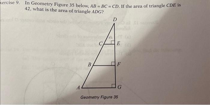 Solved ise 9. In Geometry Figure 35 below, AB=BC=CD. If the | Chegg.com