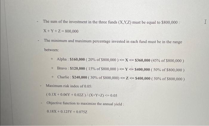 Solved how to set up these constraints in Solver in Excel | Chegg.com