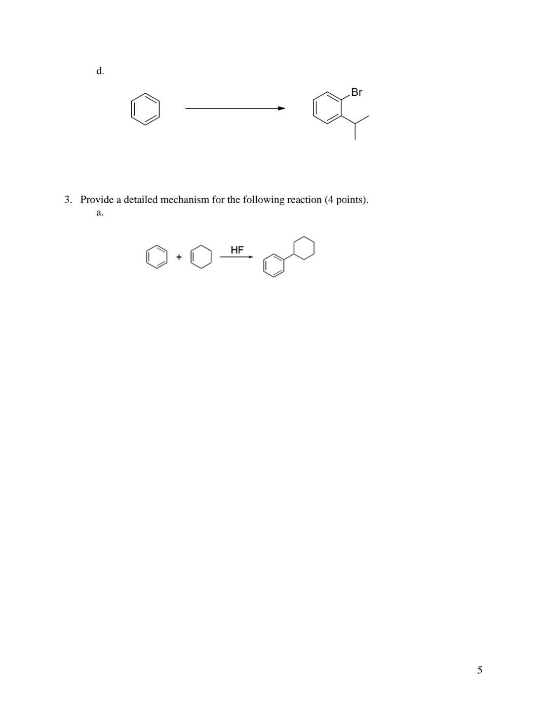 Solved 2. Starting from the reactant given, outline a | Chegg.com