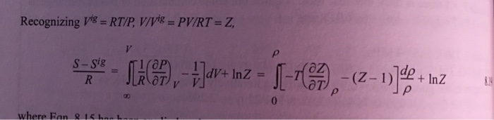 8.16 Using the Peng-Robinson equation, estimate the | Chegg.com