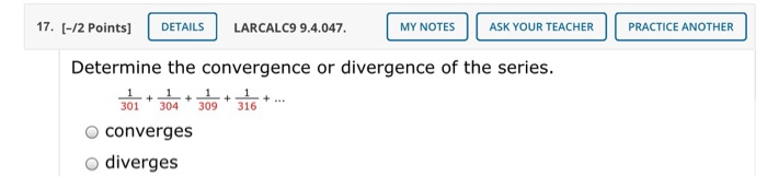 Solved 17. (-12 points) DETAILS LARCALC9 9.4.047. MY NOTES | Chegg.com Solved 17. (-12 points) DETAILS LARCALC9 9.4.047. MY NOTES | Chegg.com