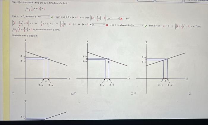 Solved Prove the statement using the s, & definition of a | Chegg.com