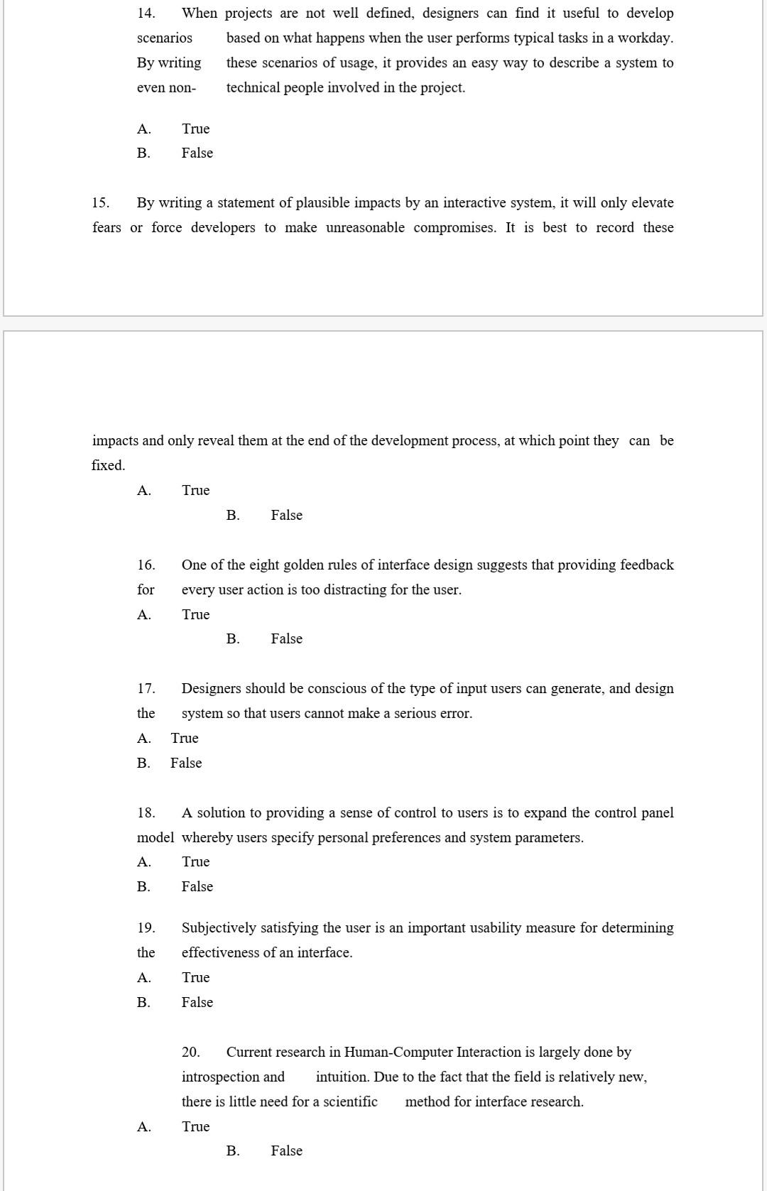 Multiple Choice questions. Circle the correct answers | Chegg.com