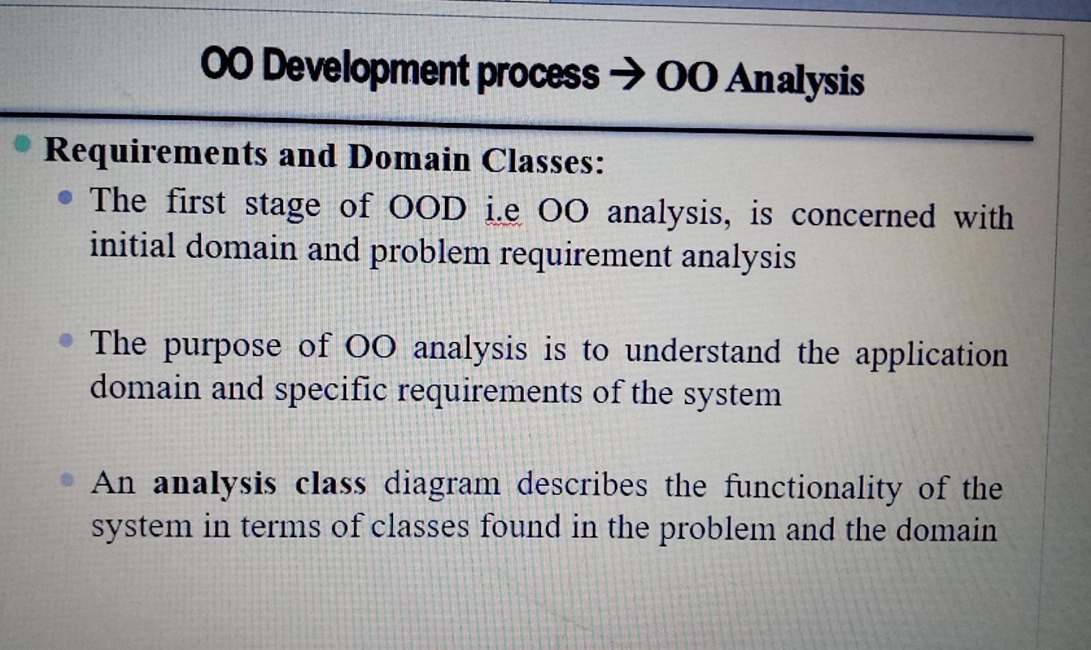 Solved 35. what is analysis class diagram explain it with | Chegg.com
