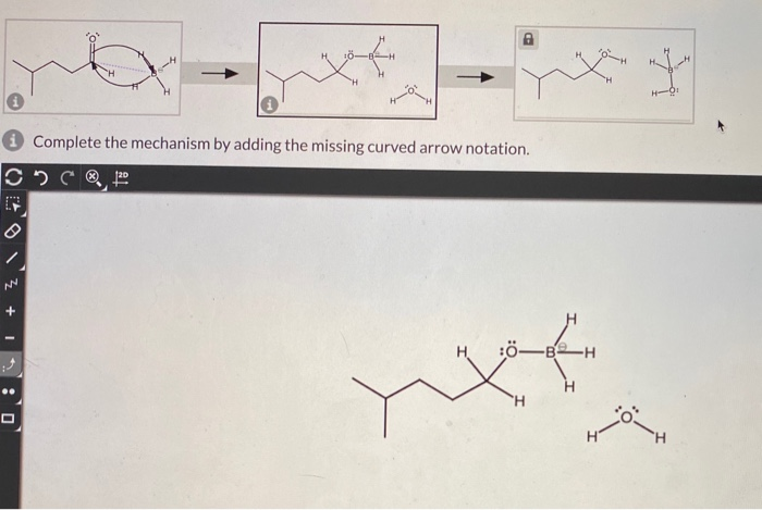 Solved Complete the mechanism by adding the missing curved | Chegg.com
