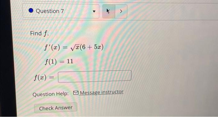 Solved Find f. f′(t)=6cost+sec2t,−π/2 | Chegg.com