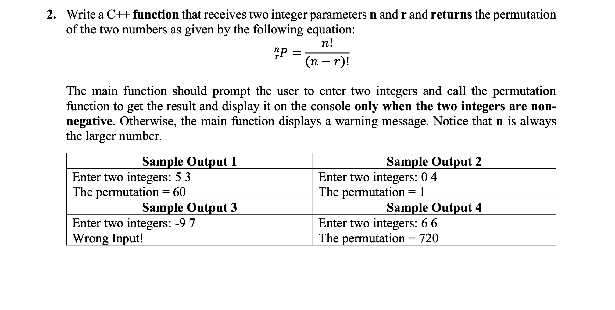 Solved 2 ﻿write A Mathbf{c } ﻿function That