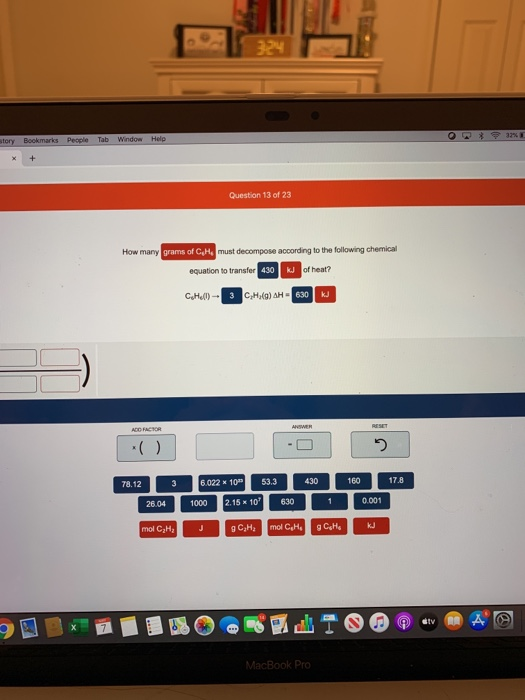 Solved tory Bookmarks People Tab Window Help Question 13 of | Chegg.com