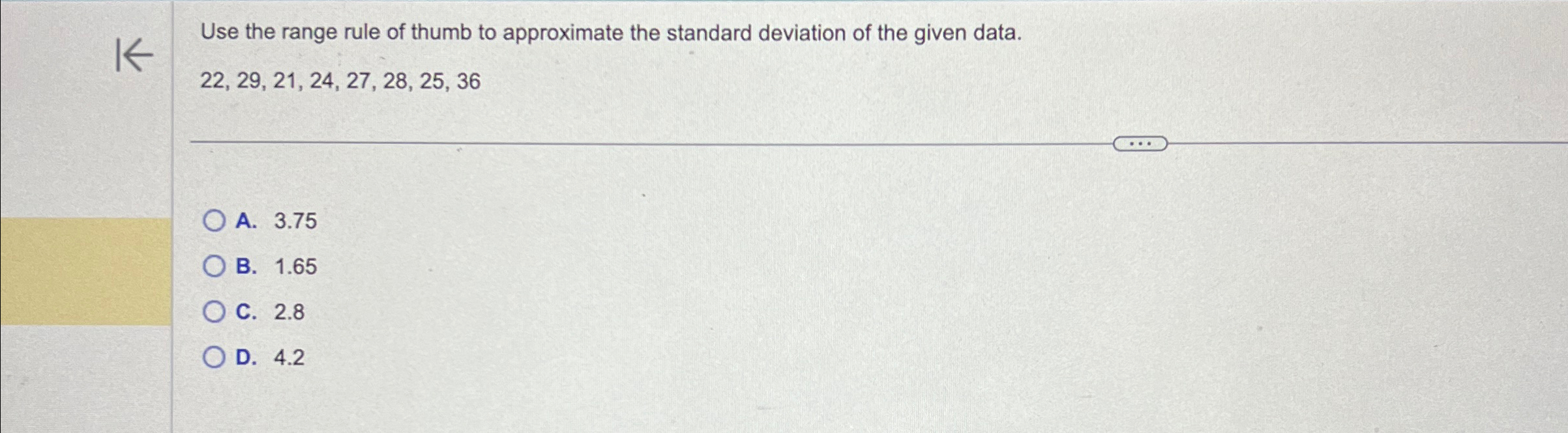 Solved Use the range rule of thumb to approximate the | Chegg.com