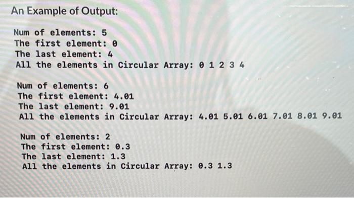 Solved please debug my code. the expected output is the | Chegg.com