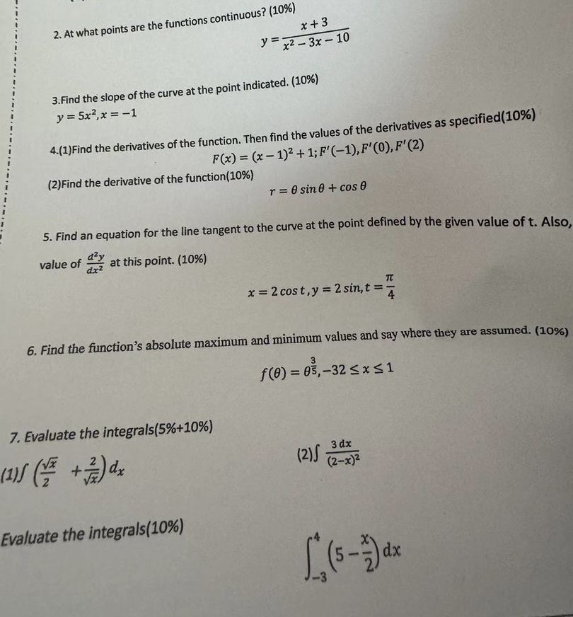 Solved 1.Find the limit( 4%+5%+6%(1) ﻿Find the limit of each | Chegg.com