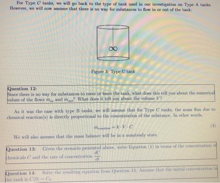 Solved For Type C tanks, we will go back to the type of tank | Chegg.com