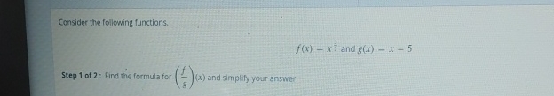 Solved Consider the following functions.f(x)=x22 ﻿and | Chegg.com