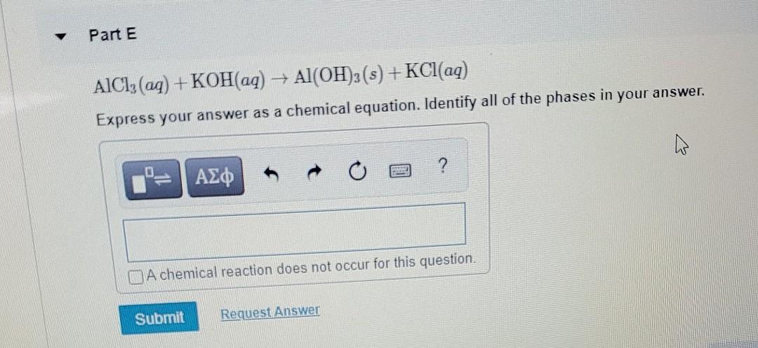 Solved Part C Na,SO4(aq) + BaCl2(aq) + BaSO4(s) + NaCl(aq) | Chegg.com