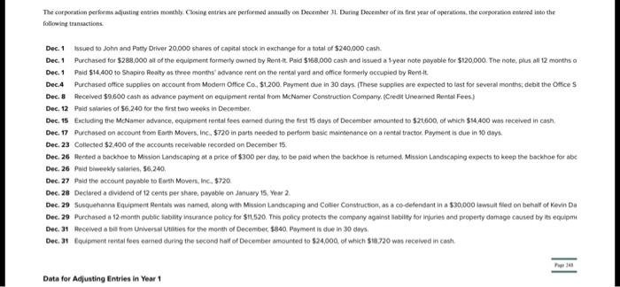 Solved A COMPREHENSIVE ACCOUNTING CYCLE PROBLEM and taking | Chegg.com