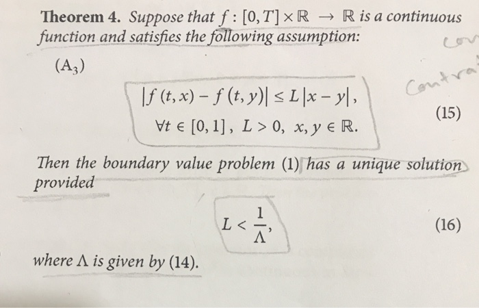 Solved Theorem 4. Suppose that f:[0,T]ⓇR → R is a continuous | Chegg.com