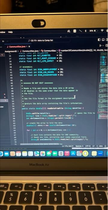 Solved Here is an example of the file format. The sample | Chegg.com