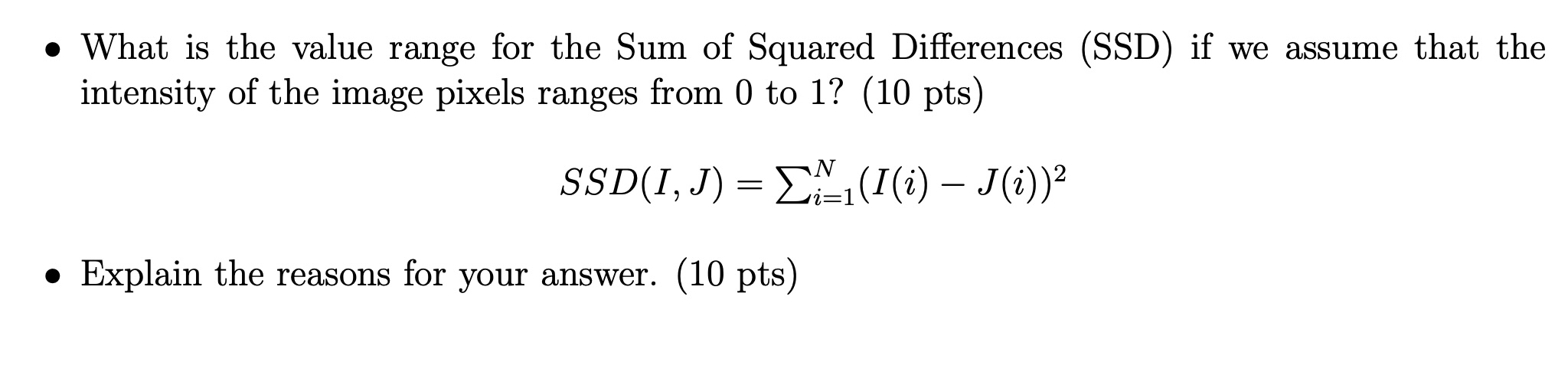 Solved What is the value range for the Sum of Squared | Chegg.com